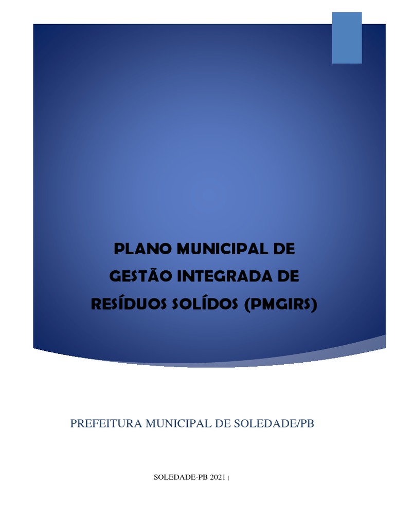 Pgirs Soledade 2021 | PDF | Desperdício | Sustentabilidade