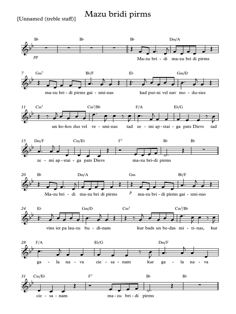 Mazu Bridi Pirms - Parts | PDF