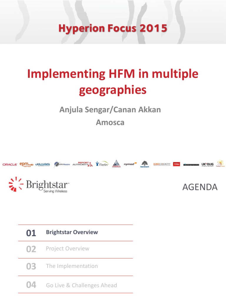 Implementing Hyperion in Multiple Geographies Anjula Sengar and Canan Akkan AMOSCA | PDF ...