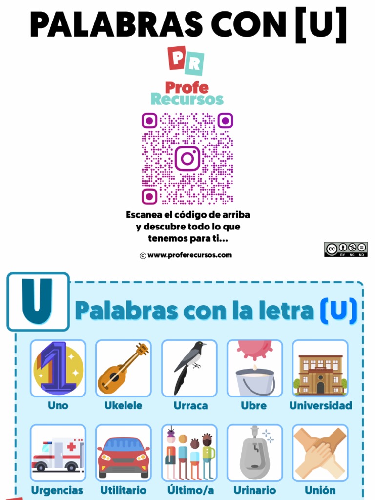 Palabras Con U | PDF