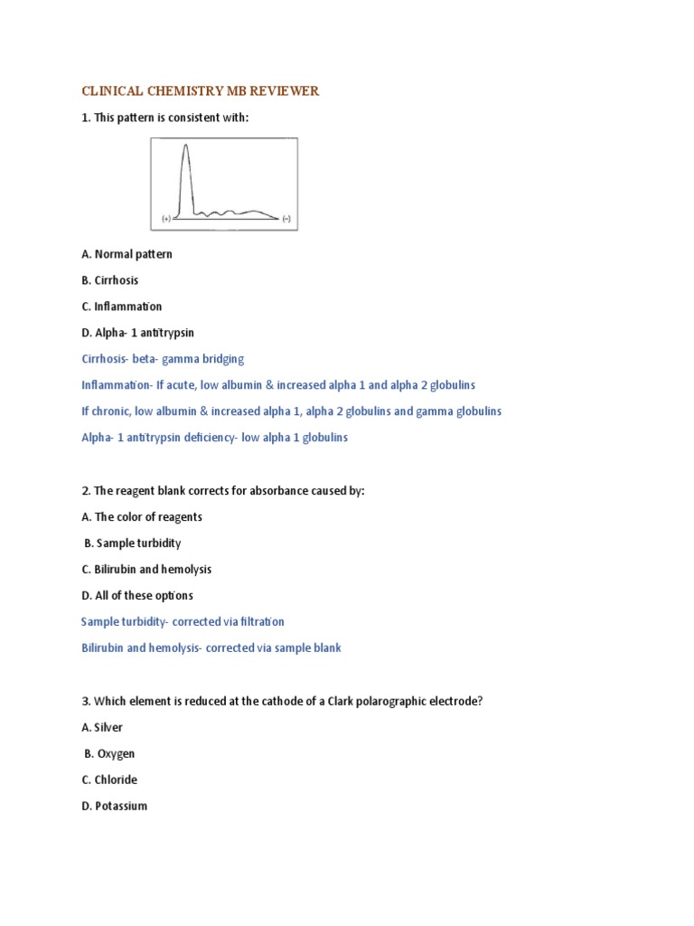 Clinical-Chemistry-MB-Reviewer 2 | PDF | Diabetes | Cholesterol