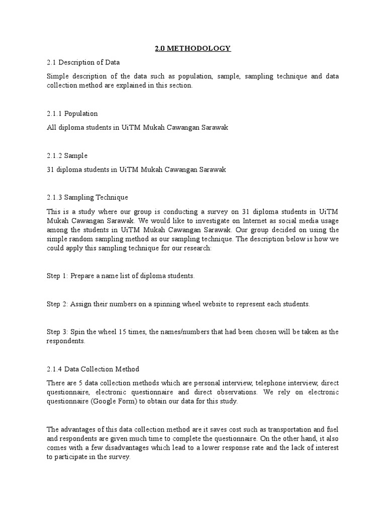 Sta Assignment Methodology Pdf 