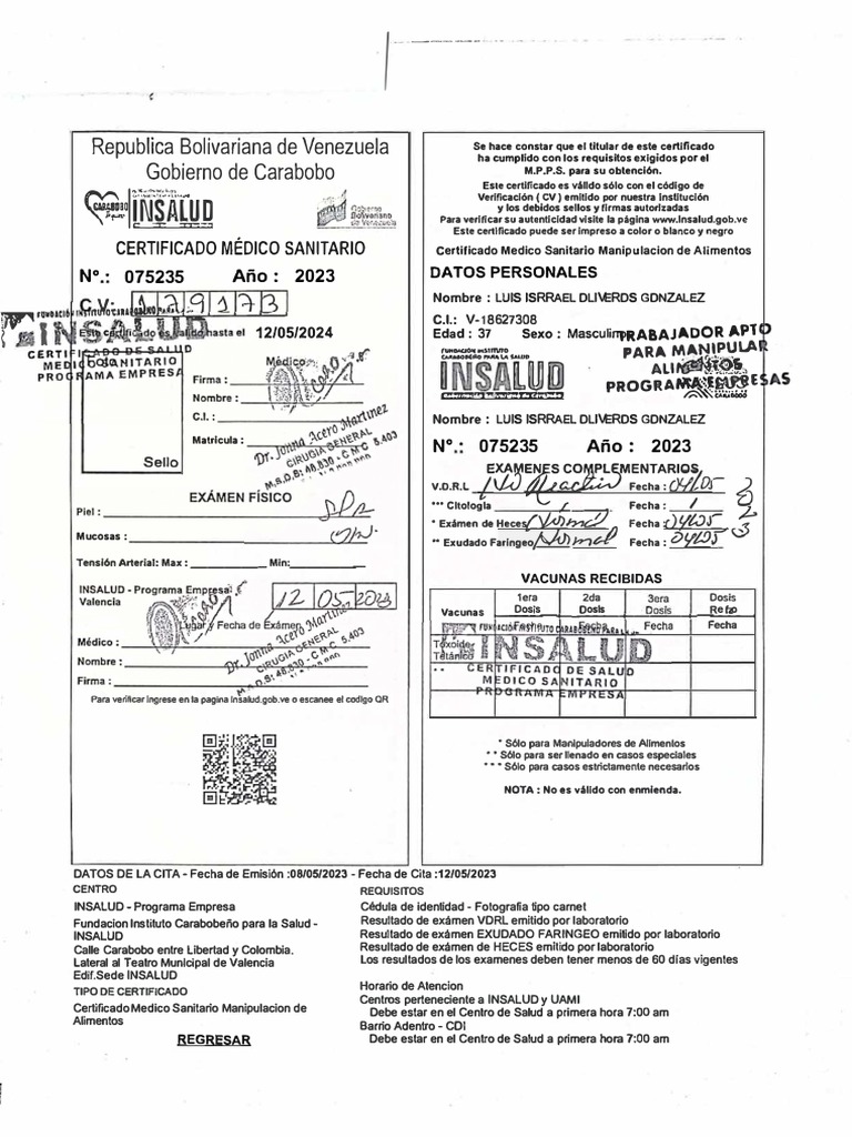 Manipulacion Luis Oliveros | PDF