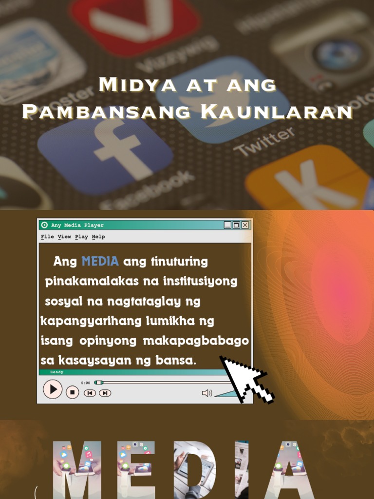 Midya at Ang Pambansang Kaunlaran 1 | PDF
