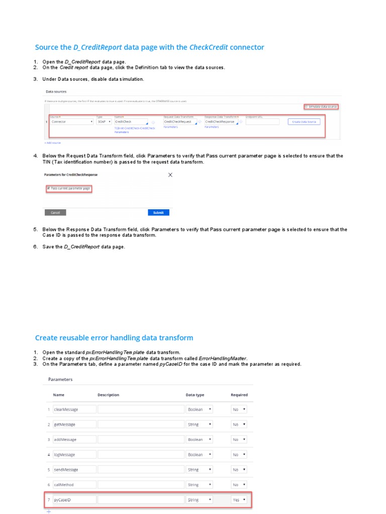 Error Handling in Data Pages | PDF | Parameter (Computer Programming) | Menu (Computing)