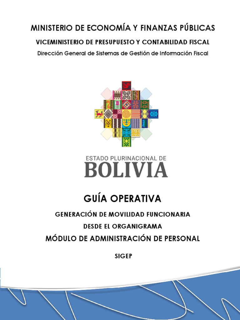 SIGEP ADP Guia-MOVILIDADDESDEORGANIGRAMA-PUBLICADO-2 | PDF | Informática