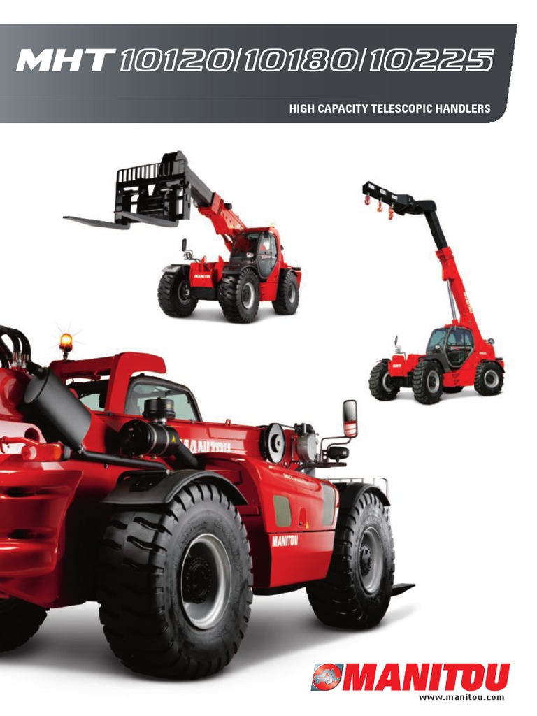 Manitou MHT 10120 en | PDF | Crane (Machine) | Vehicle Technology