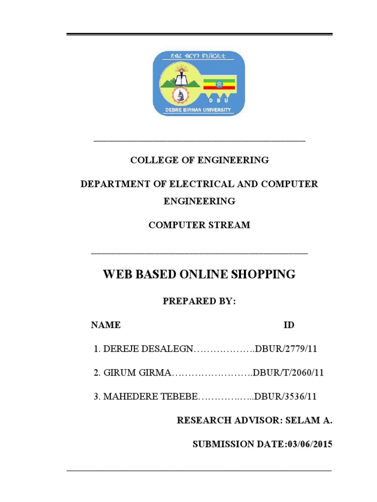 WEB BASED ONLINE SHOPPING FINAL DOCUMENTATION | PDF | World Wide Web ...