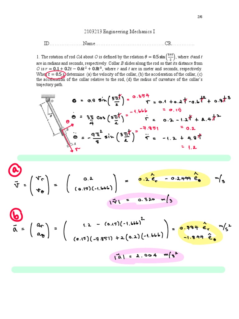 Eng Mech f2021 | PDF