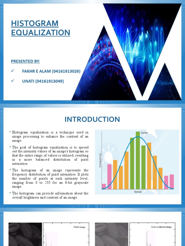 Histogram Equalization Pdf Graphics Imaging