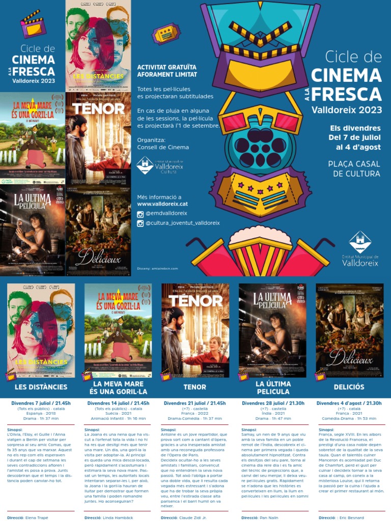 Triptic Cinema A La Fresca | PDF