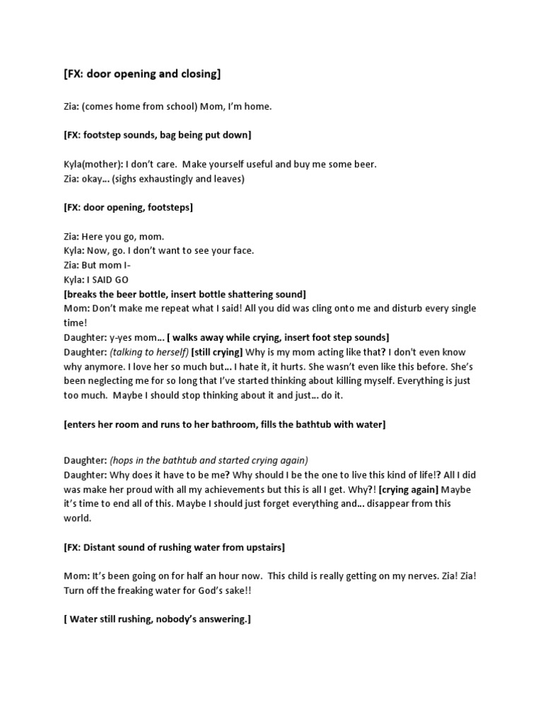 The Call Script Radio Play | PDF