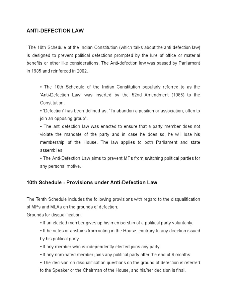 Constitutional Law Notes | PDF