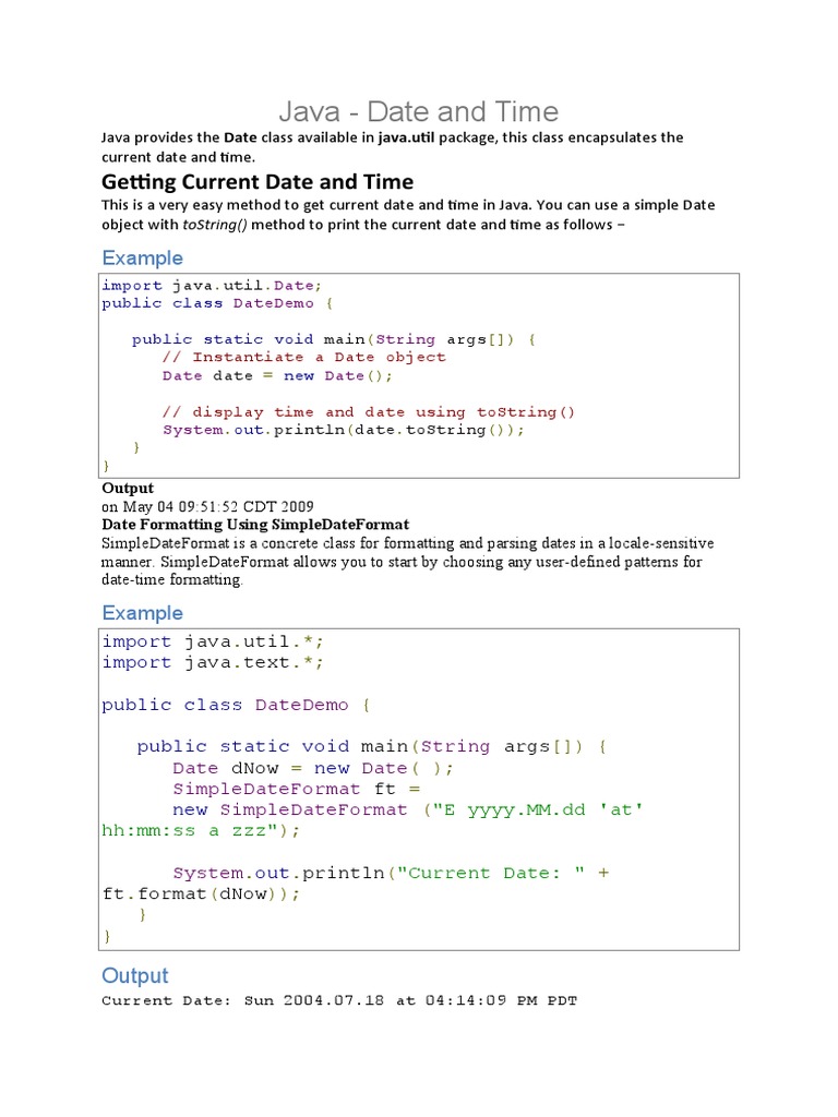 File 5 (Java DateTime and String) P1 | PDF | String (Computer Science) | Java (Programming Language)