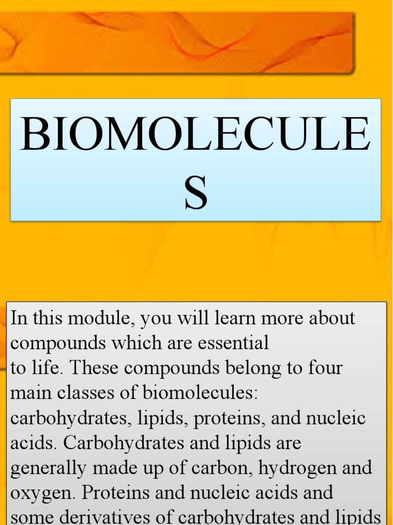 Biomolecules-2 | PDF