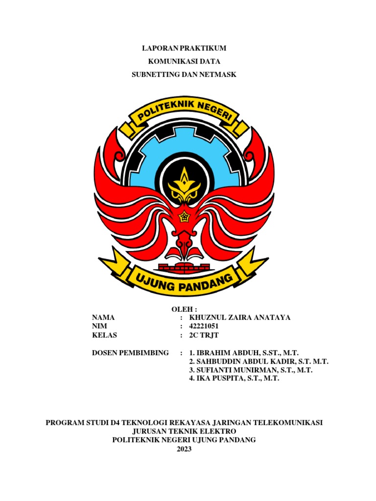 Laporan Praktikum Komunikasi Data Subnetting Dan Netmask | PDF Laporan Praktikum Komunikasi Data Subnetting Dan Netmask | PDF