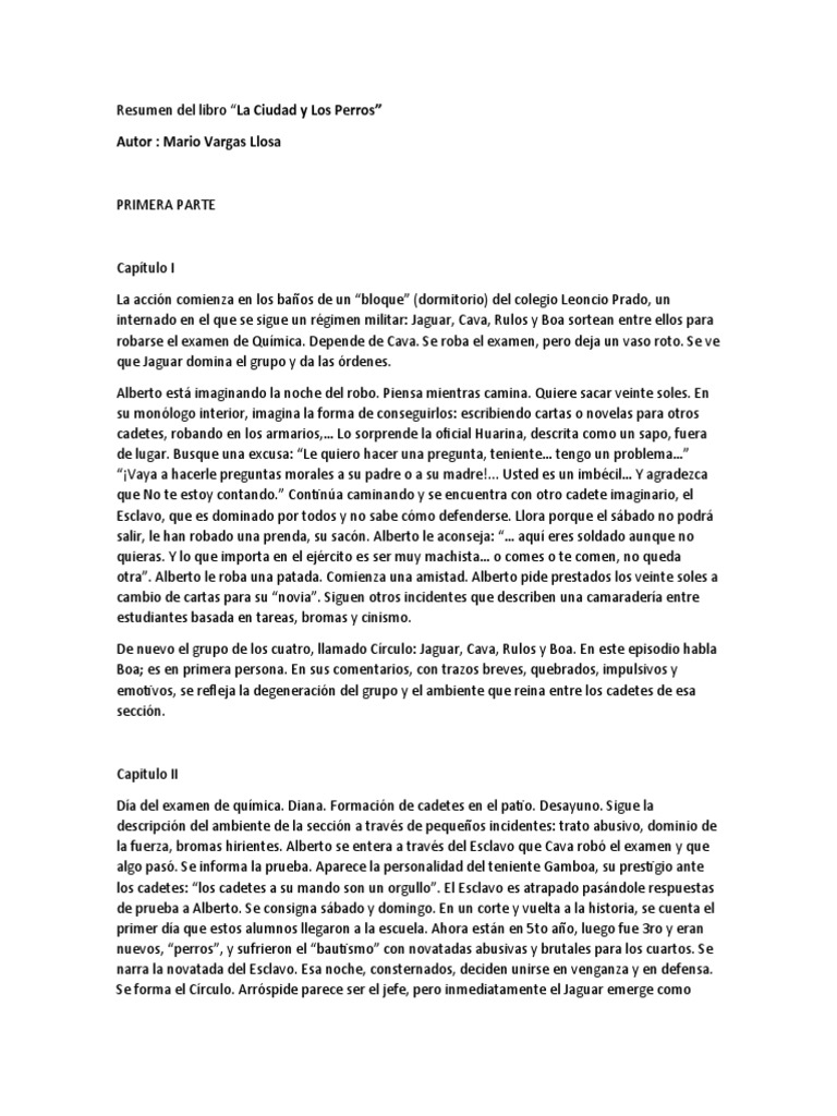 La Ciudad y Los Perros | PDF