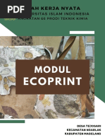 Laporan Praktikum Ecoprint | PDF