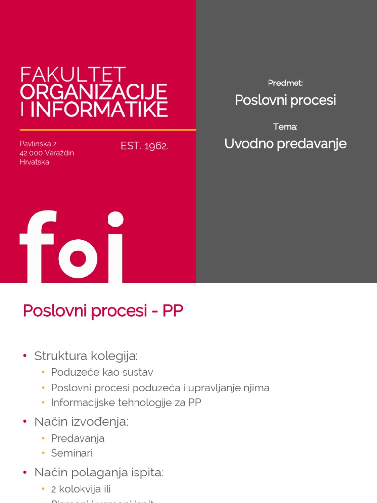 PP EP - P1 Uvodno Predavanje | PDF