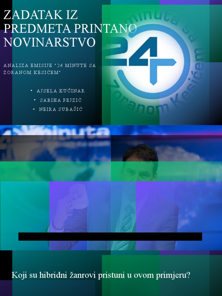 Zoran Kesić (Prinatano Novinarstvo) | PDF