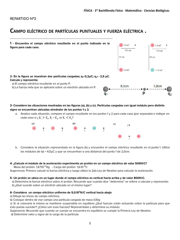 602 - Campo Eléctrico | PDF | Campo eléctrico | Electricidad
