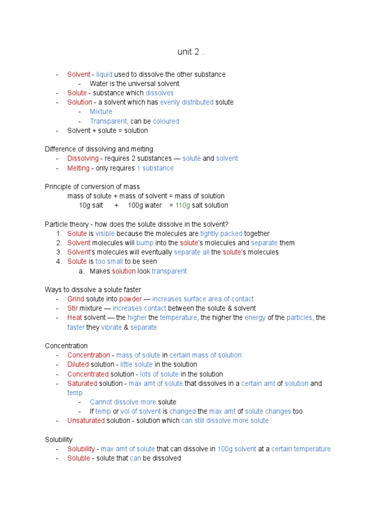 Difference Between Melting and Dissolving | PDF | Self-Improvement