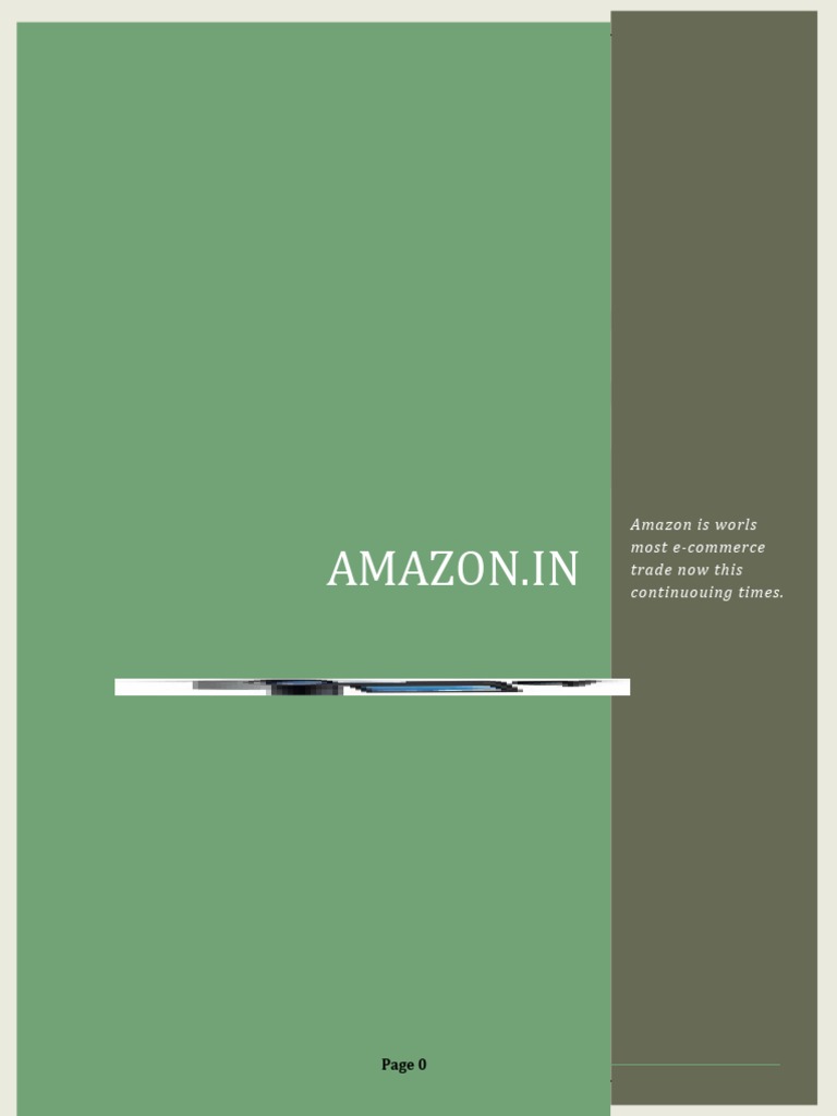 AMAZON | PDF | Delivery (Commerce) | Service Industries