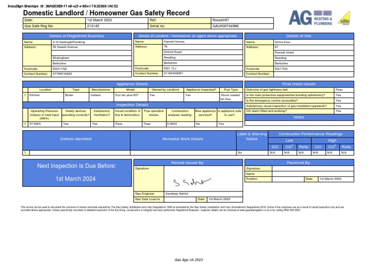 Gas Check | PDF