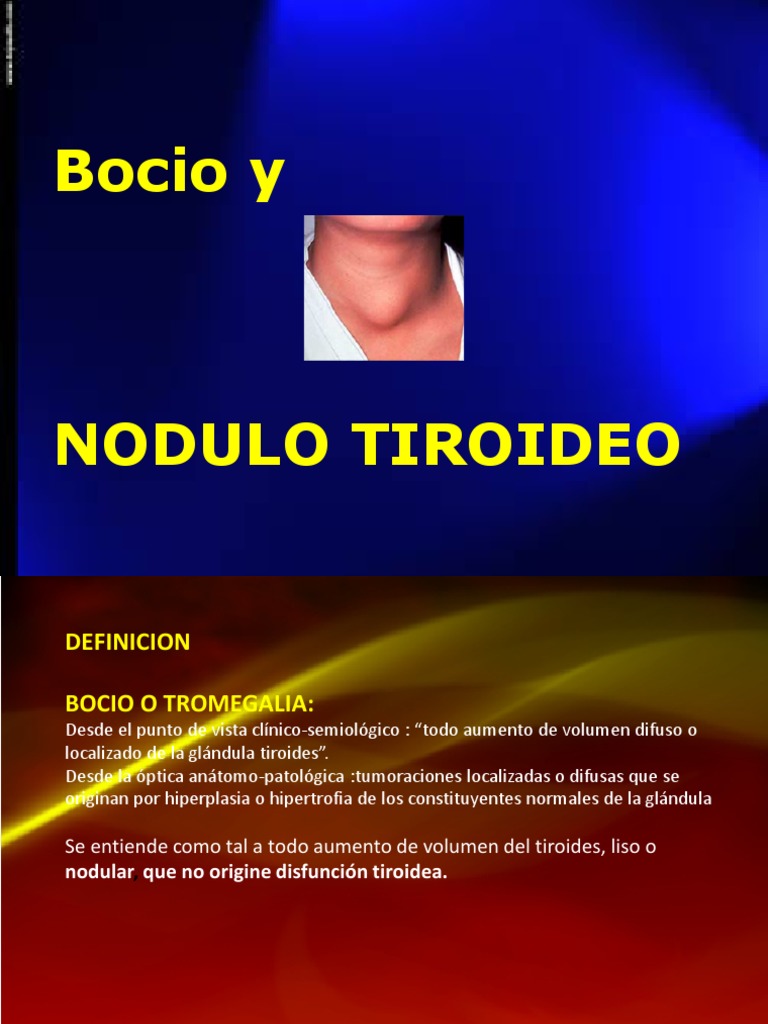 8 Bocio | PDF | Tiroides | Hormona estimulante de la tiroides