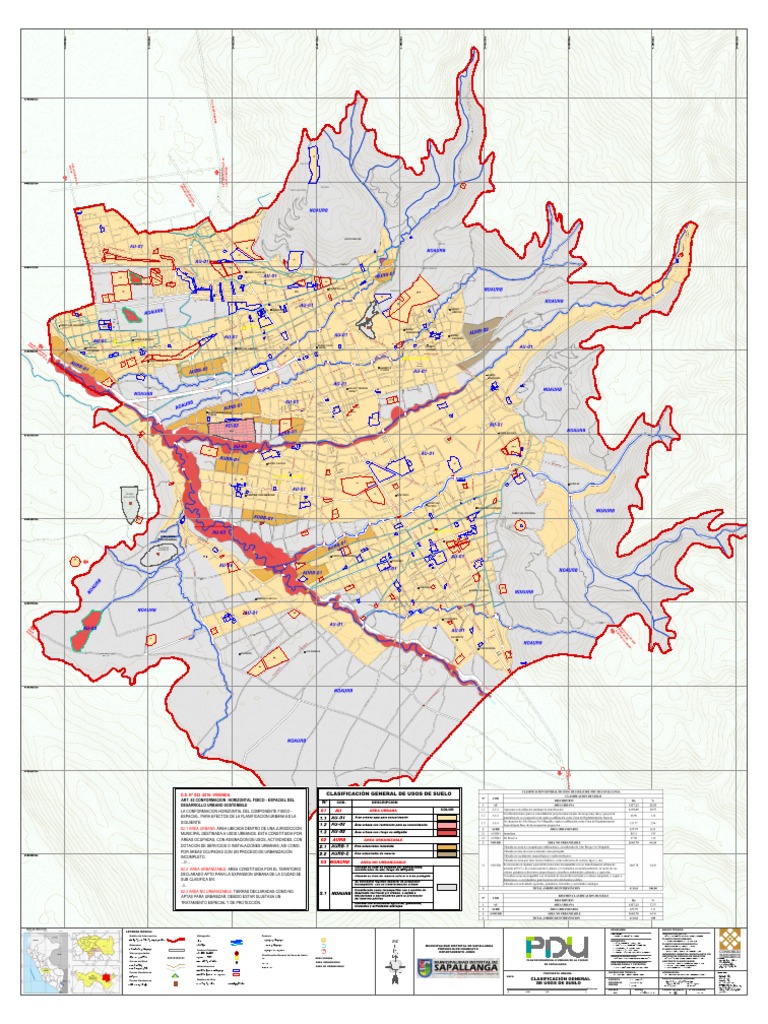 PP-04 Plano de Clasificación General de Los Usos Del Suelo-Pp-04 | PDF