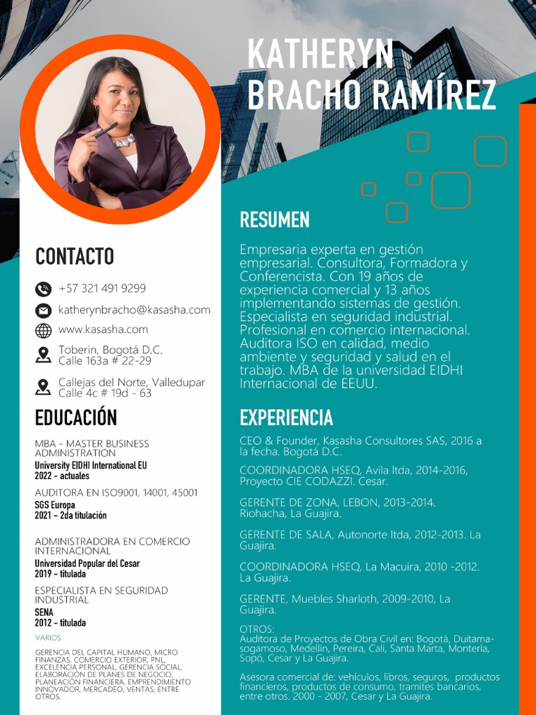 Curriculum - Katheryn Bracho Ramirez 2023 | PDF