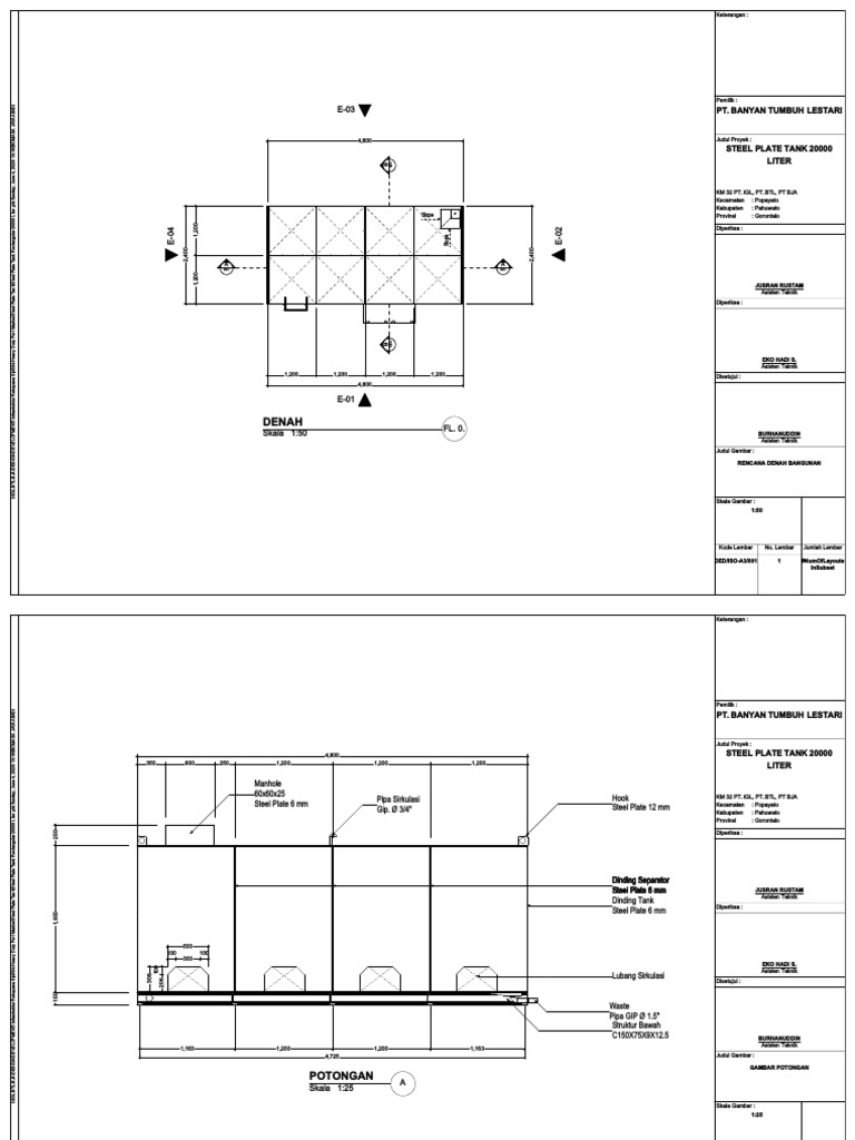 Steel Plate Tank 20000 Liter | PDF