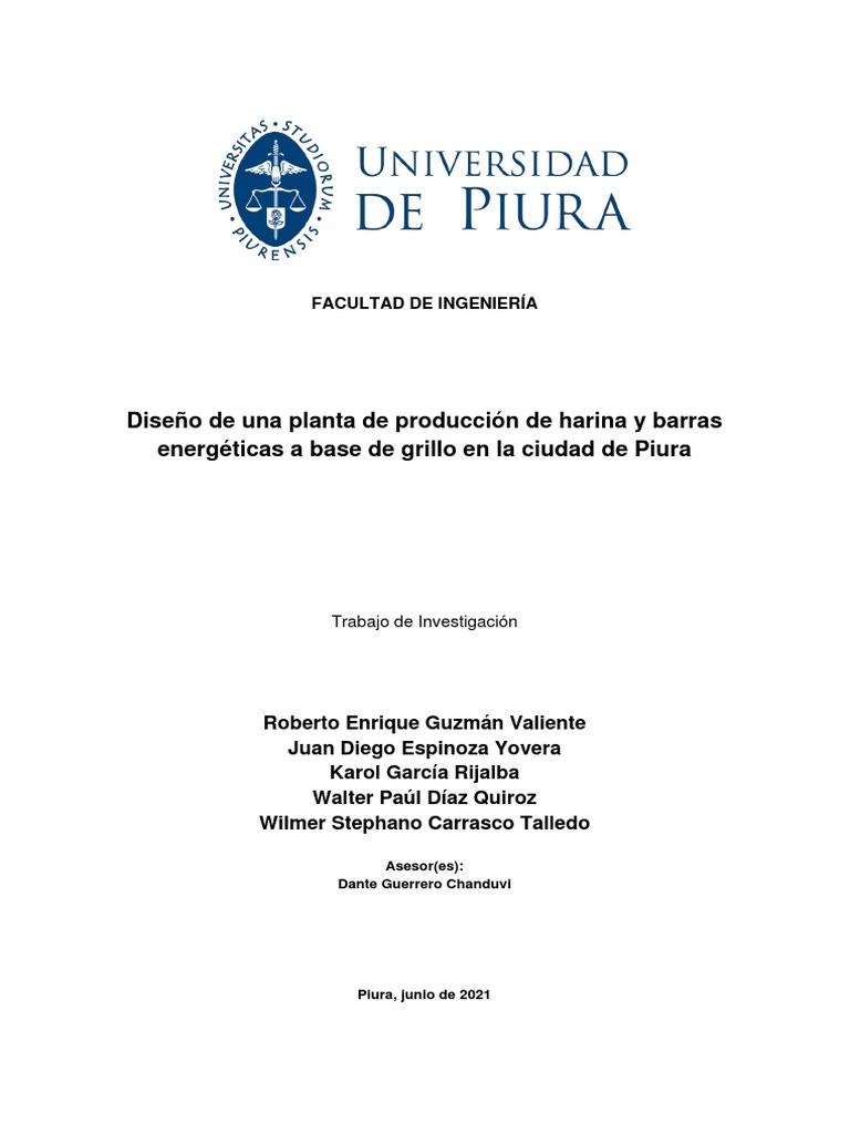 PYT Informe Final Proyecto Cricrack | PDF | Alimentos | Insectos