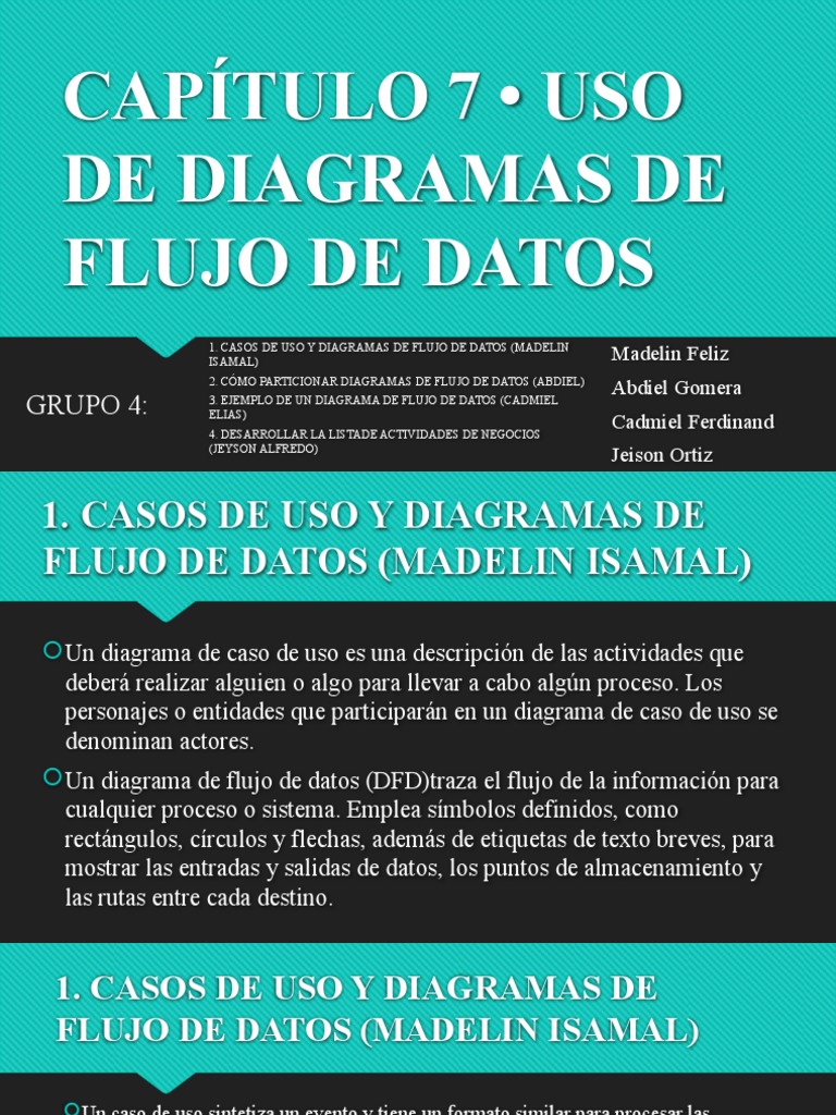 Capítulo 7 - Uso de Diagramas de Flujo | PDF | Caso de uso | Ingeniería de software