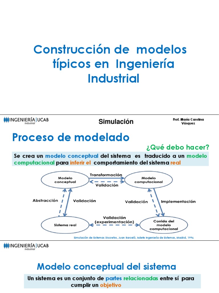 4. Construcción de modelos típicos en Ingeniería Industrial | PDF ...