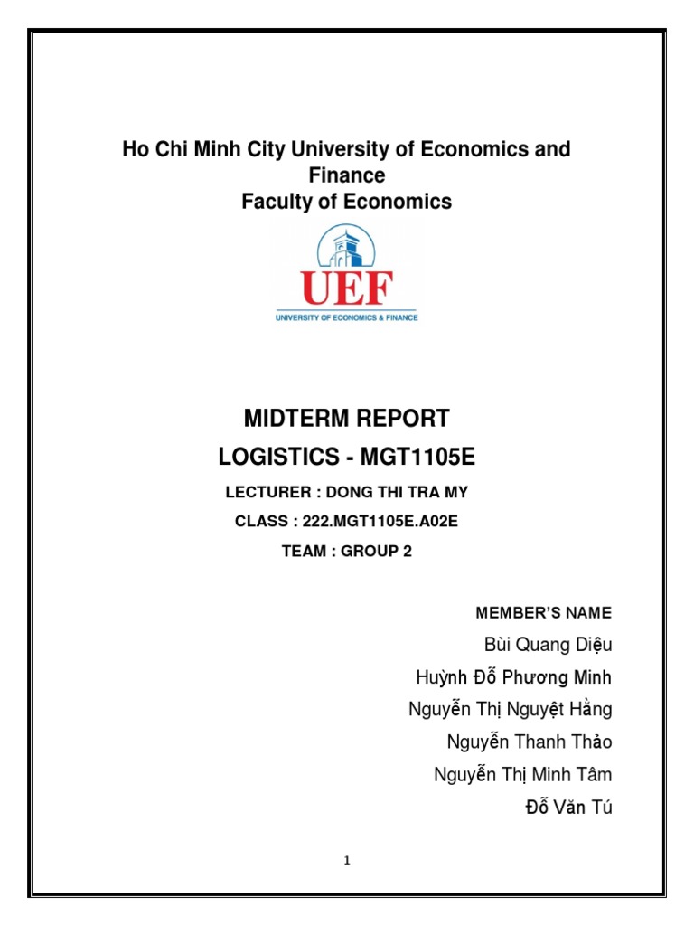 Oup 2 Mid Term Report | PDF | Warehouse | Ho Chi Minh City