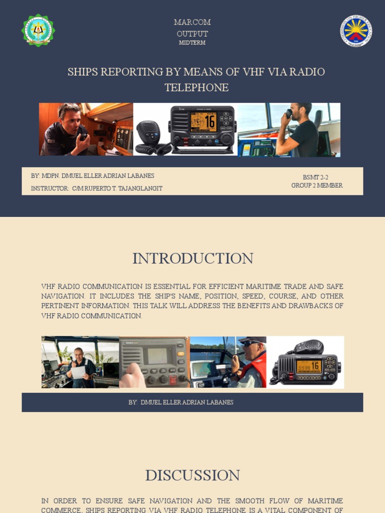 Marcom Output Midterm BSMT 2-2 (Labanes) | Download Free PDF | Ships | Radio