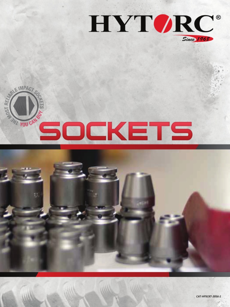 HYTORC Socket Catalog 2016 | PDF | Chemical Substances | Materials
