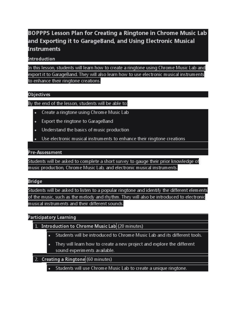 Boppps Ringtone Songmaker Garageband | PDF | Garage Band | Cognition