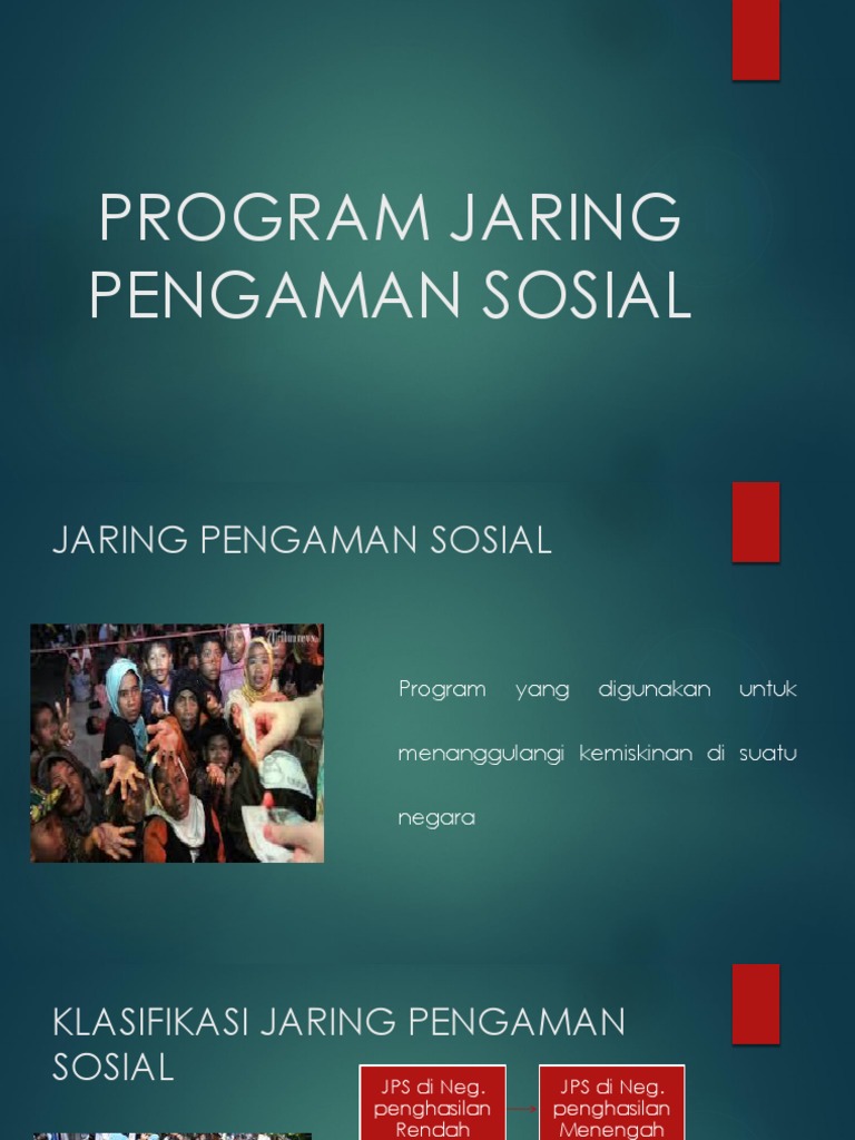 4.Program Jaring Pengaman Sosial | PDF