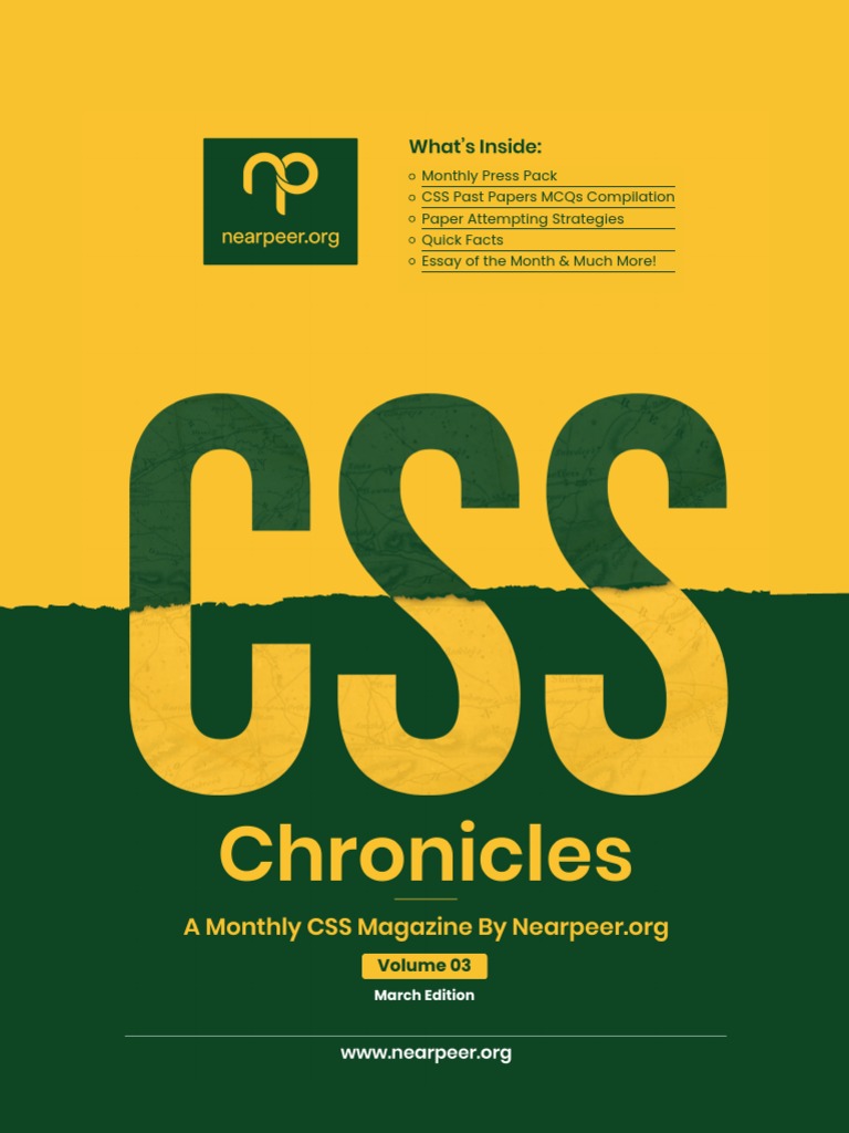 CSS Facts and Figures | PDF | Pakistan | Economies