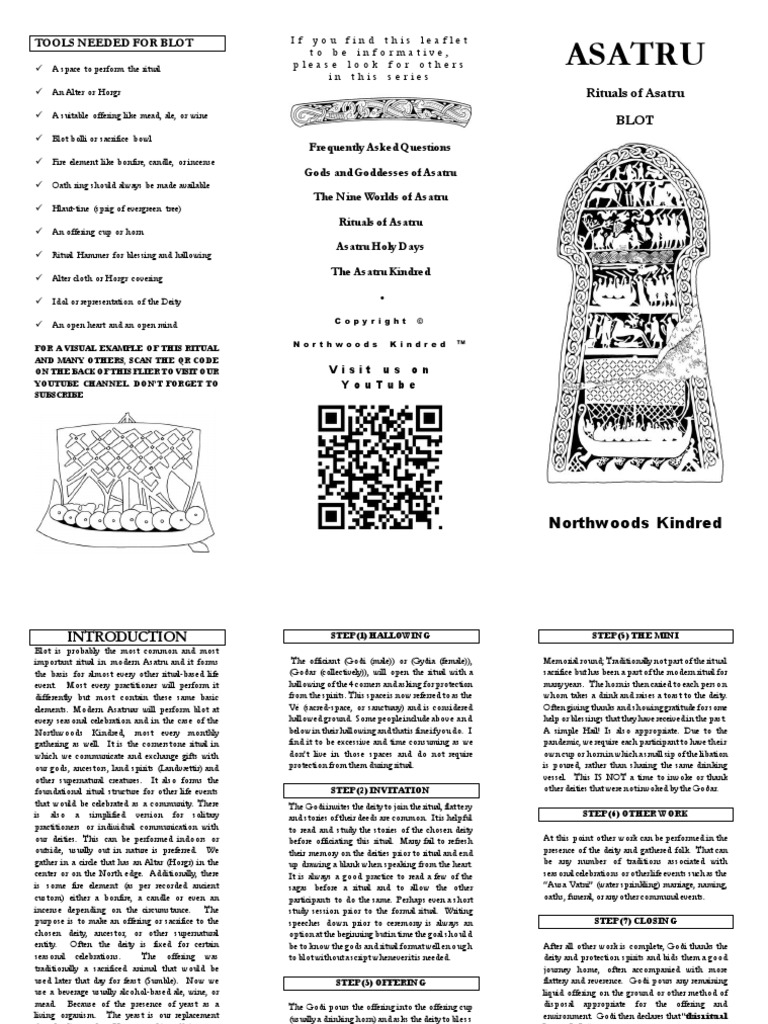 14 Rituals of Asatru - Blot | PDF | Heathenry (New Religious Movement ...