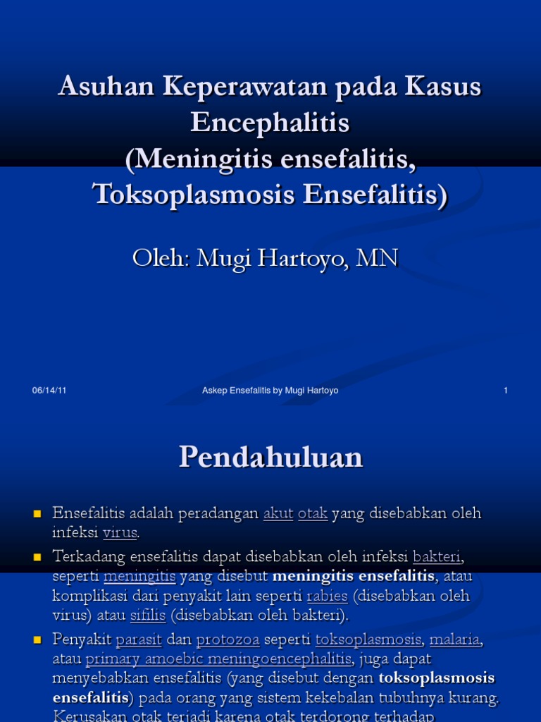 Askep Encephalitis | PDF