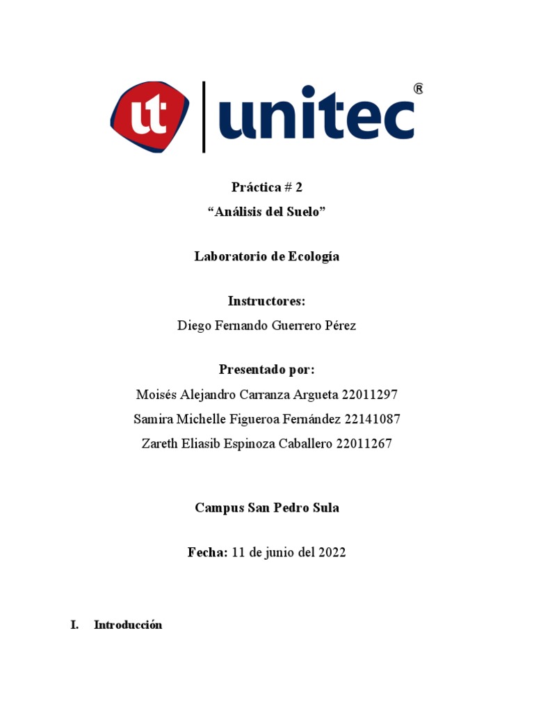 Análisis de Suelo y pH en Ecología | PDF | Salud y bienestar | Ciencia ...