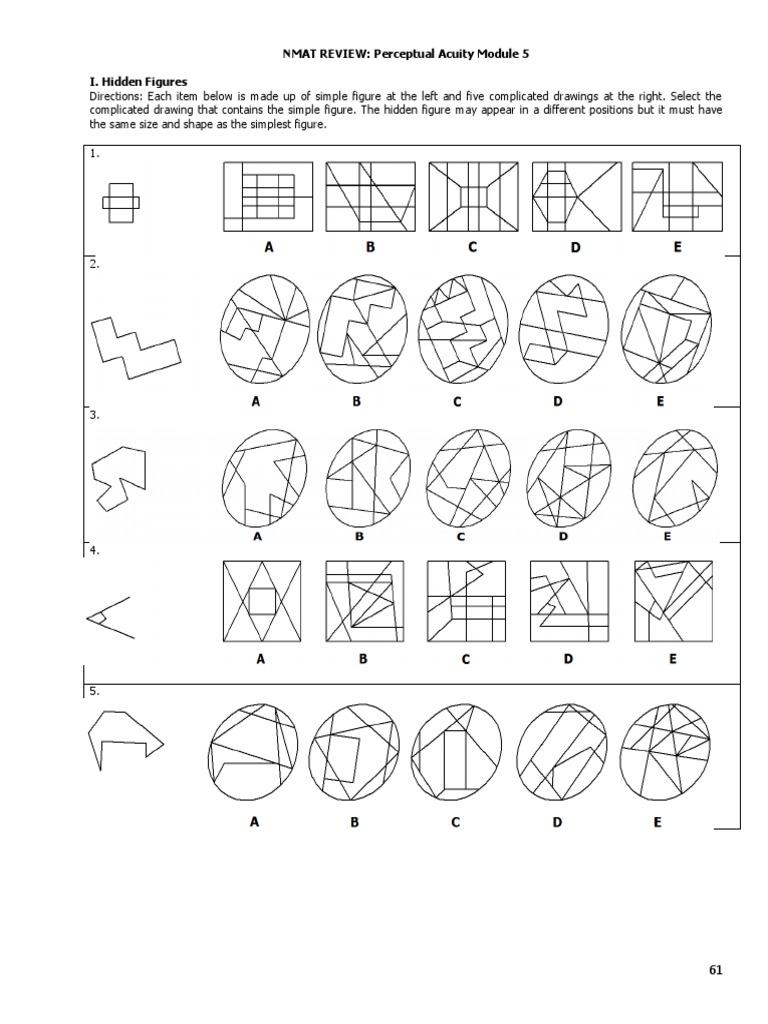 NMAT Perceptual Acuity Module 5 | PDF | Classical Conditioning ... NMAT Perceptual Acuity Module 5 | PDF | Classical Conditioning ...