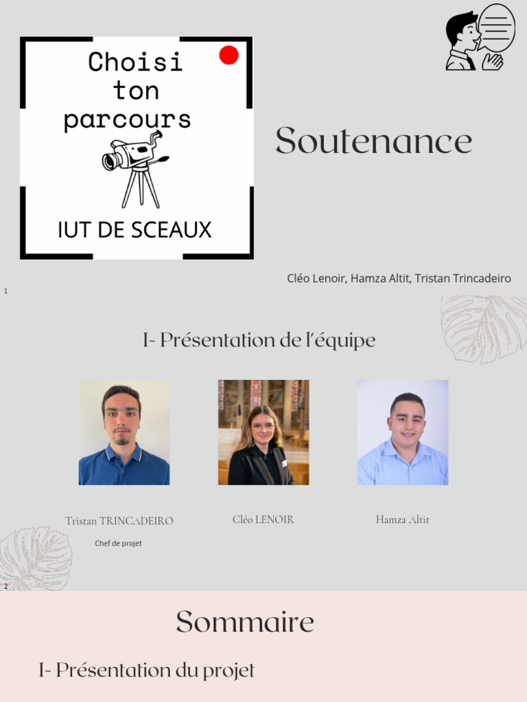 Soutenance | PDF