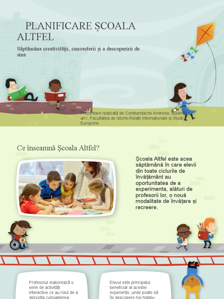 Planificare Scoala Altfel | PDF