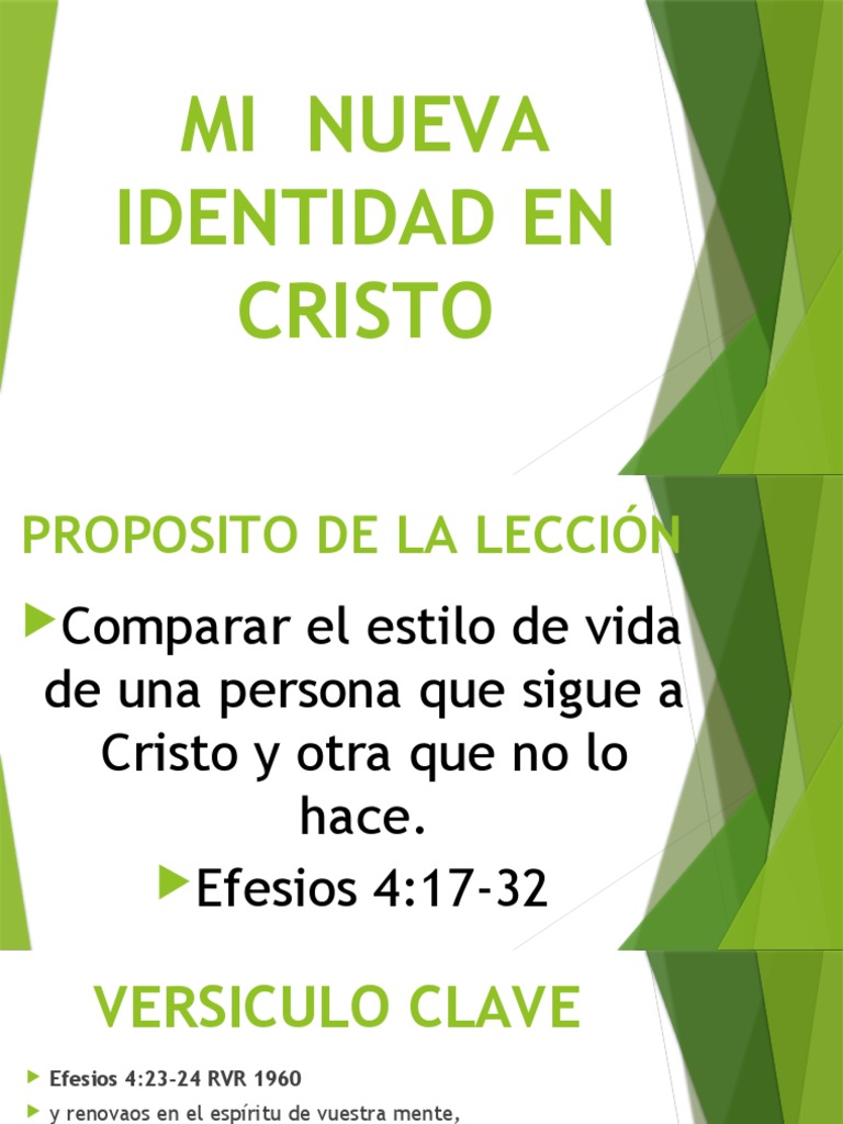 Mi Nueva Identidad en Cristo | PDF