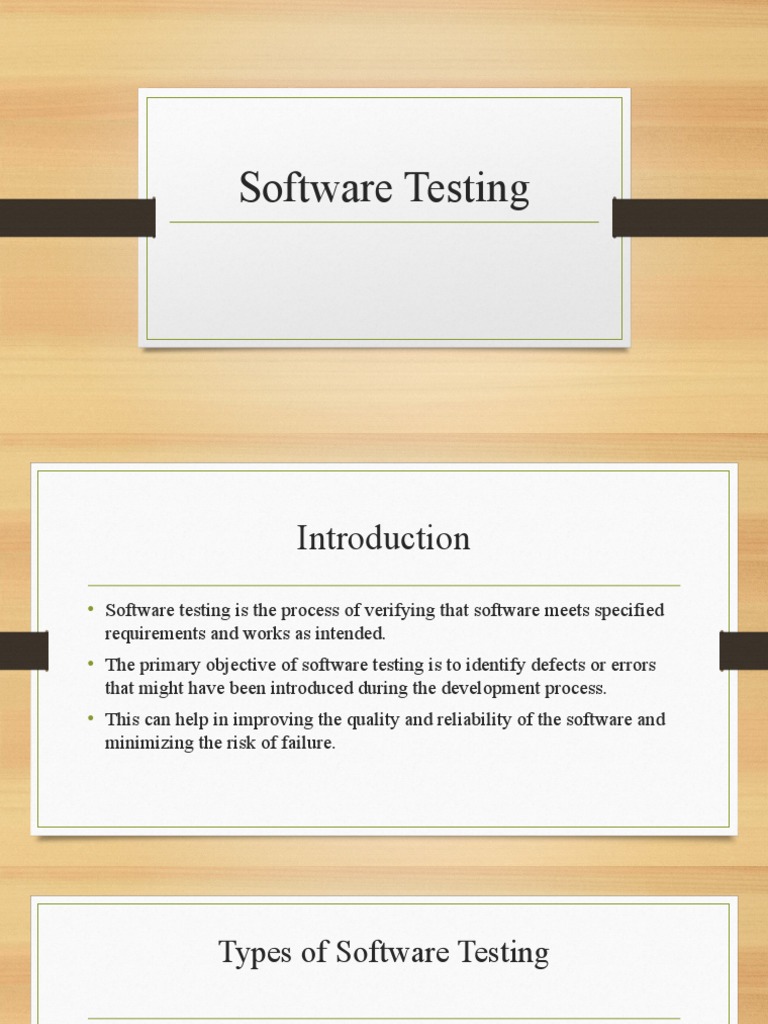 Software Testing Lecture Notes Pdf
