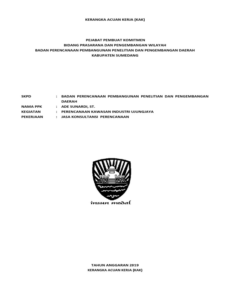 Kak Kawasan Industri Ujungjaya | PDF